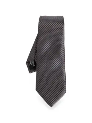 Giorgio Armani Silk Tie - Gray