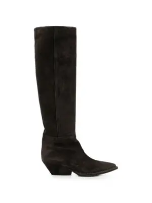 DEL CARLO Boots Pointed Toe "sonia - Brown