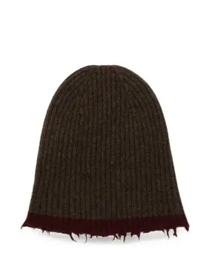 UMA WANG Hat Cashmere "sofia - Brown