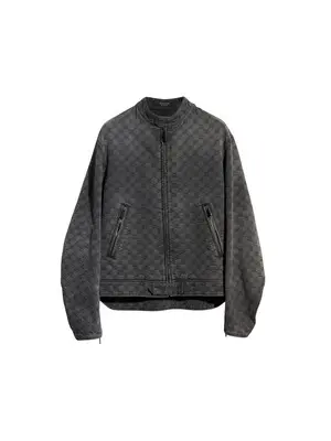 Gucci Cotton Gg Jacquard Zip-up Jacket