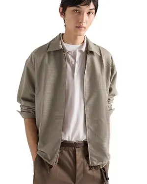 Prada Superfine Wool Polo Shirt