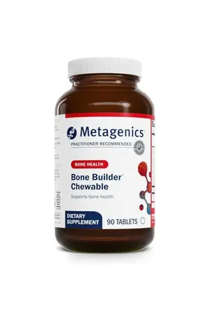 METAGENICS Bone Builder Chewable Supplement Calcium Vitamin D Magnesium 90 Chewable Tablets - None