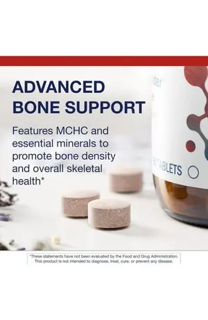 METAGENICS Bone Builder Chewable Supplement Calcium Vitamin D Magnesium 90 Chewable Tablets