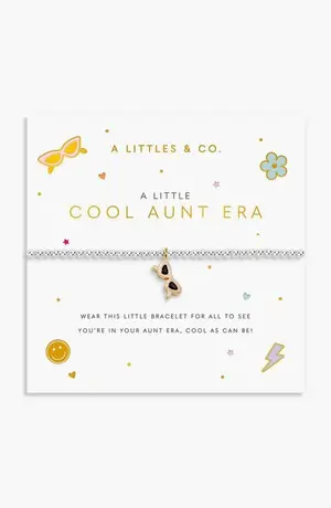 A LITTLES & CO Beaded Bracelet With Sunglasses Charm - Mixed