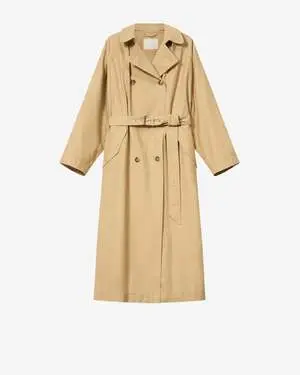 ETOILE Cacilda Cotton Gabardine Trench Coat