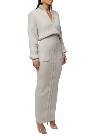 JLUXLABEL Cozy Intentions Ribbed Dress