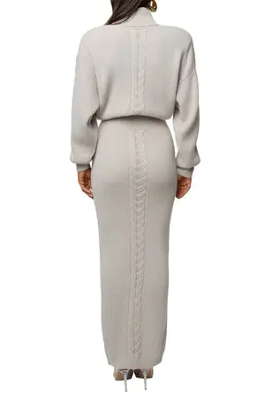 JLUXLABEL Cozy Intentions Ribbed Dress