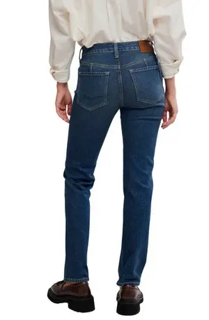 Free People Edie High Waist Tapered Jeans
