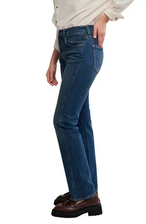 Free People Edie High Waist Tapered Jeans