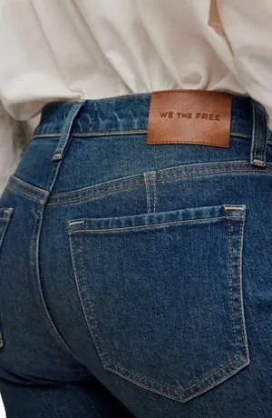 Free People Edie High Waist Tapered Jeans