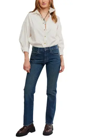 Free People Edie High Waist Tapered Jeans