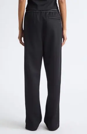 WALES BONNER Track Pants With Satin Waistband And Side Stripes - Black
