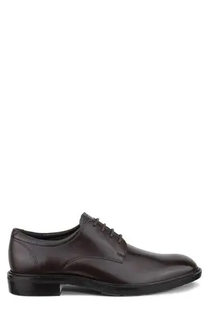 Ecco Metropole Prague Plain Toe Derby - Brown