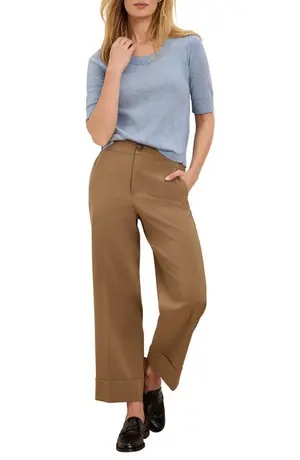 NIC+ZOE Pure Cotton Sweater Tee - Rain