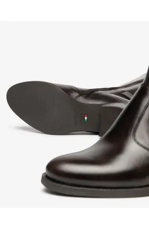 NEROGIARDINI Block Heel Leather Boot