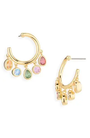 SWAROVSKI Imber Mixed Cut Cubic Zirconia Hoop Earrings - Multi/gold
