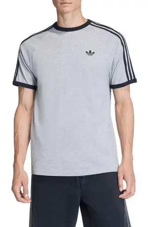 Adidas 3-stripes Graphic T-shirt - Medium Grey Heather