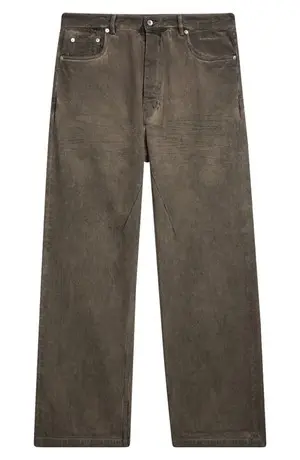 Rick Owens Geth Wide Leg Jeans - Dust