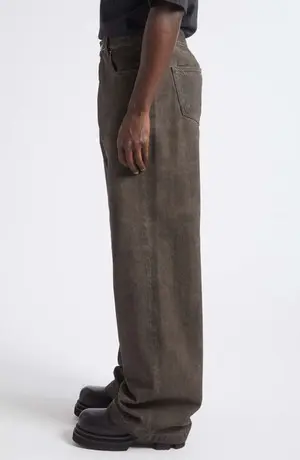 Rick Owens Geth Wide Leg Jeans - Dust