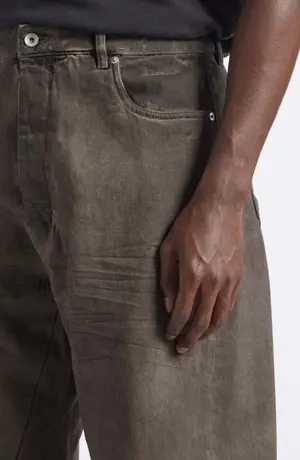 Rick Owens Geth Wide Leg Jeans - Dust