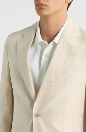 BOSS Huge Linen And Cotton Suit