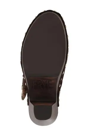 THE FRYE COMPANY Cindy Buckle Clog - Chocolate