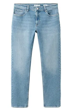 Mango Slim Fit Jeans - Light Blue