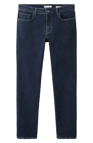 Mango Slim Fit Jeans - Open Blue