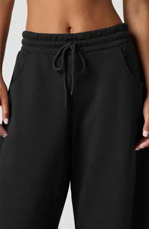 FLORENCE BY MILLS Barrel Leg Sweatpants - Black