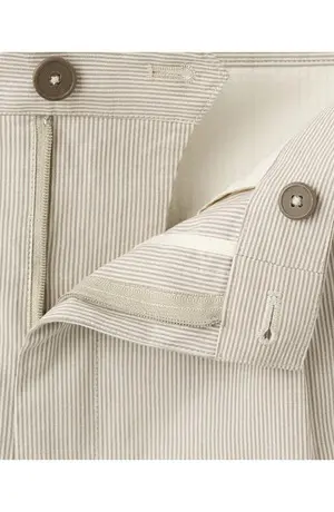 Mango Tonal Stripe Relaxed Fit Pants