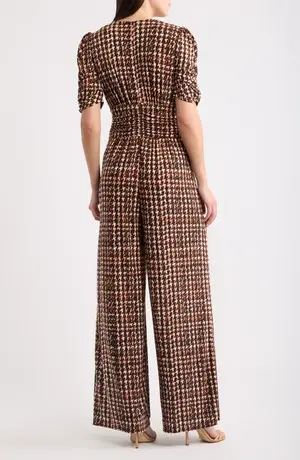 Vince Camuto Twist Front Wide Leg Jumpsuit