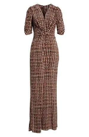 Vince Camuto Twist Front Wide Leg Jumpsuit