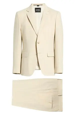 BOSS Huge Two-piece Suit - Open Beige