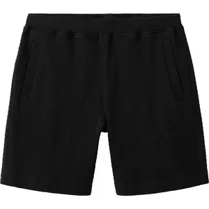 Mango Ribbed Knit Shorts - Black