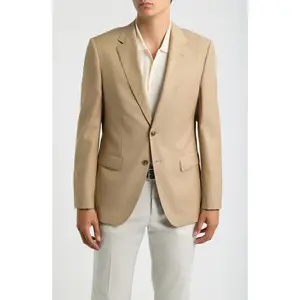 BOSS Virgin Wool Sport Coat - Medium Beige