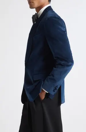 Boglioli Velvet Shawl Collar Jacket