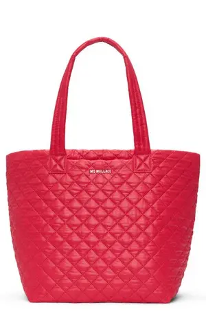 Mz Wallace Medium Metro Deluxe Quilted Tote - Apple