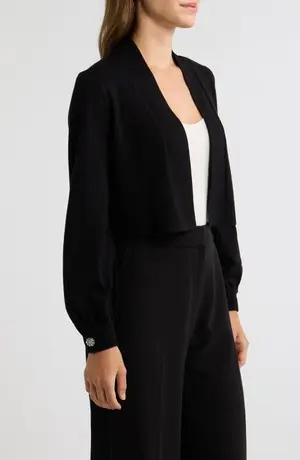 Anne Klein Kissing Front Shrug - Anne Black