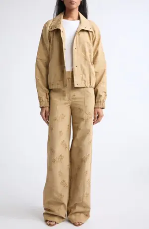 Veronica Beard Ainsworth Floral Jacquard Jacket