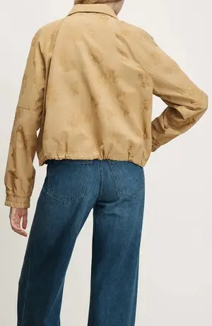 Veronica Beard Ainsworth Floral Jacquard Jacket - Sand
