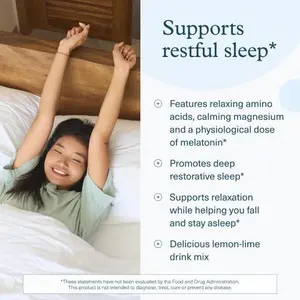 YOUTHEORY Sleep Nighttime Relaxation Powder Supplement Lemon-lime 6 Oz