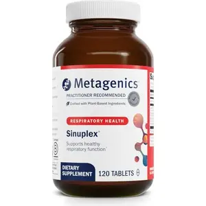 METAGENICS Sinuplex Respiratory Immune Support Supplement 120 Tablets - None
