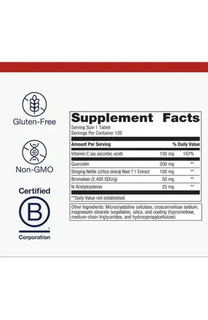 METAGENICS Sinuplex Respiratory Immune Support Supplement 120 Tablets