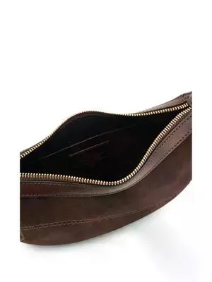 ATP ATELIER Mini Silea Suede Shoulder Bag - Brown