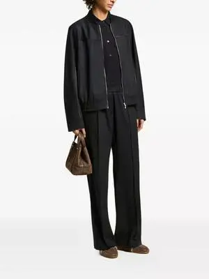 Peserico Piped-trim Elasticated-hem Jacket