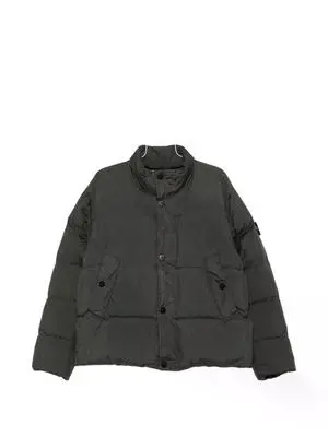 Stone Island Padded Logo-patch Jacket - Grey