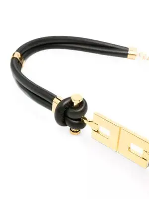 Elisabetta Franchi Logo Plaque Knotted Belt