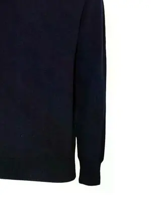 CRUCIANI Fine Knit Roll Neck Sweater - Blue