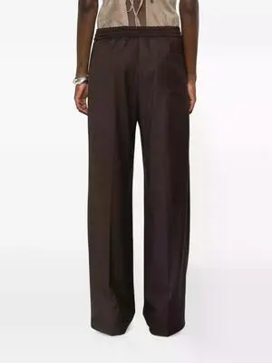 BERWICH Patrizia Wide-leg Trousers - Brown