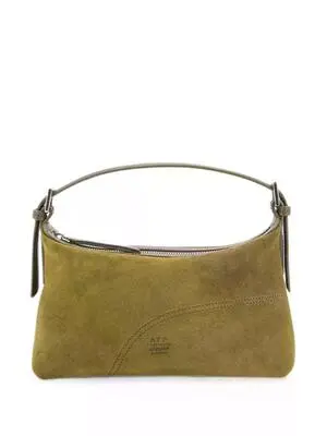 ATP ATELIER Vadena Suede Shoulder Bag - Green